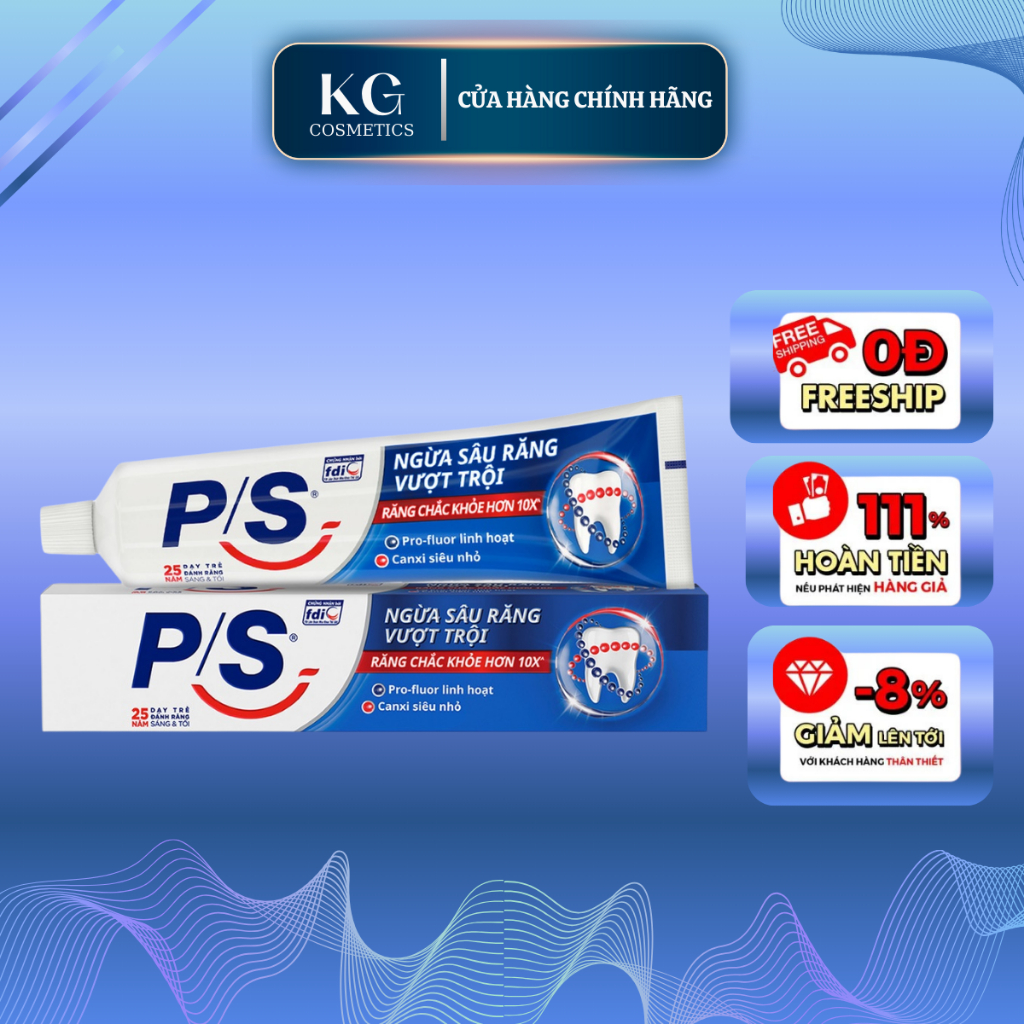 Kem đánh răng P/S ngừa sâu răng vượt trội 100G / 230G | Shopee Việt Nam