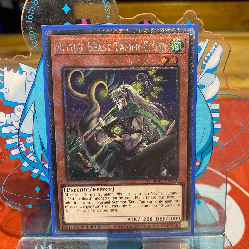 [ Bài Yugioh Chính Hãng ] Ritual Beast Tamer Elder - RA03-EN012 ...