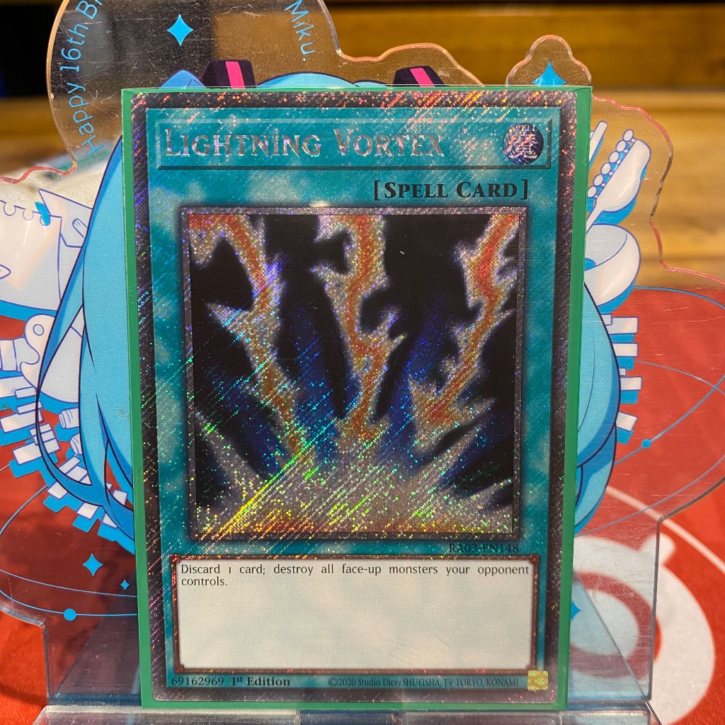[ Bài Yugioh Chính Hãng ] Lightning Vortex - RA03-EN148 - Platinum ...