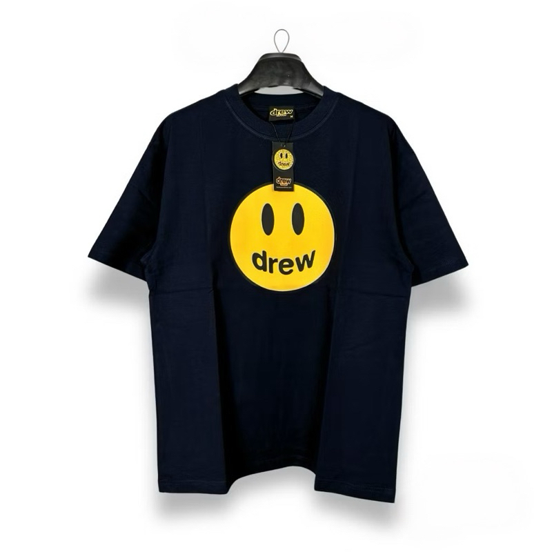 Áo thun Drew vải cotton 2c form rộng in kĩ thuật số | Shopee Việt Nam