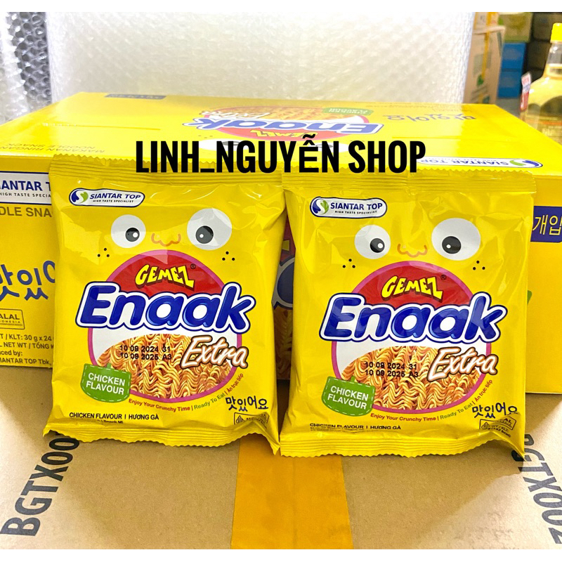 Combo 5 gói / 10 gói Mì ăn liền Enaak gói 30g | Shopee Việt Nam