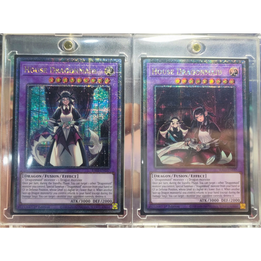 [KW2 Yugioh] [EN-UK] [Waifu] Combo 2 Thẻ bài 2 Art House Dragonmaid - RA03-EN037 - Quarter ...