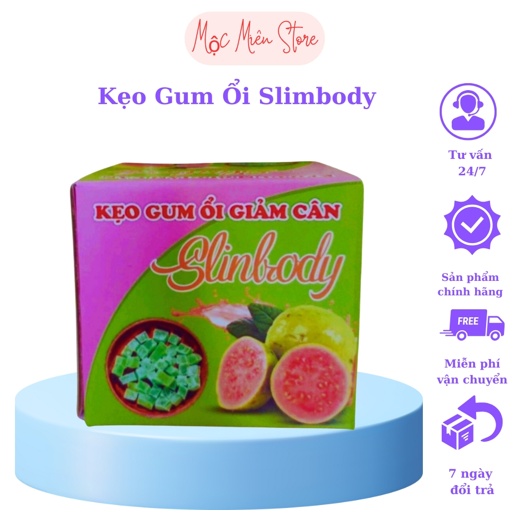 Kẹo Gum Ổi giảm cân chính hãng giảm cân an toàn 3-5kg sau 15 ngày ...