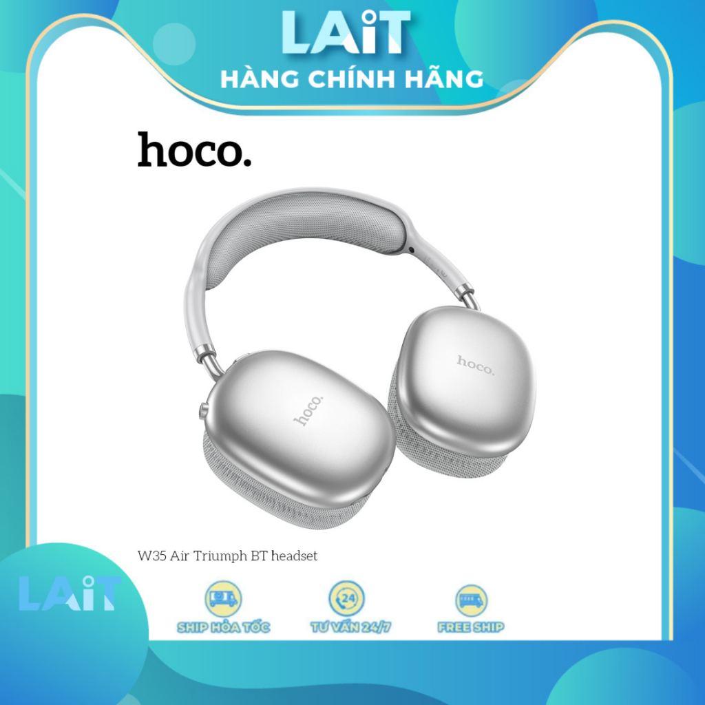 Tai Nghe Hoco W35 air (bản ESD 15 nâng cấp) Chụp Tai Bluetooth, Chống ...