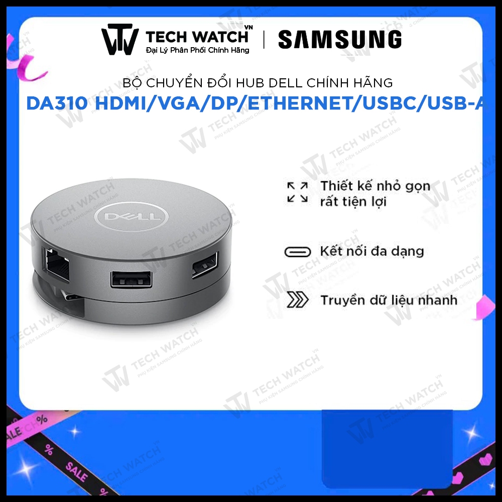 [ Hub Dell DA305 ] - Bộ chuyển đổi Hub Dell DA310 Từ USB C to HDMI/VGA ...