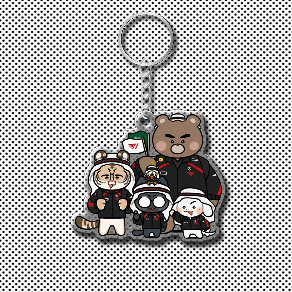 Móc Khoá T1 Tuyển Thú League Of Legends Faker Keria Gumayushi Oner Zeus ...