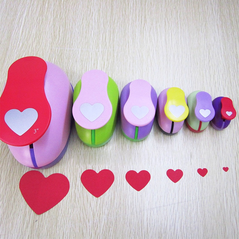 Punch bấm giấy trái tim, dập giấy tạo hình trái tim 9 - 38mm | Shopee ...