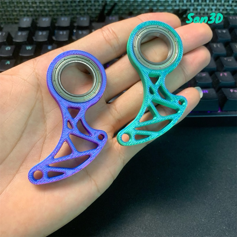 [HOT]Móc Khóa Xoay - Keyrambit S3 - Gắn ổ bi xoay 360 độ - in 3D ...