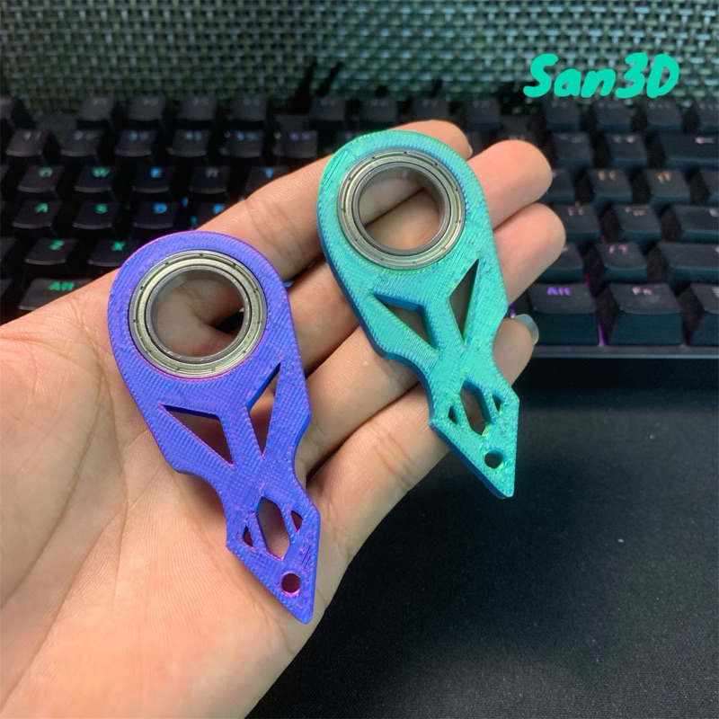 [HOT]Móc Khóa Xoay - Keyrambit S5 Spinner Pro - Gắn ổ bi xoay 360 độ ...