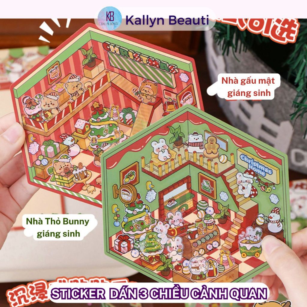 Nhãn Dán Trang Trí Không Gian 3D Sticker Dán Trò Chơi Mô Phỏng Cảnh ...