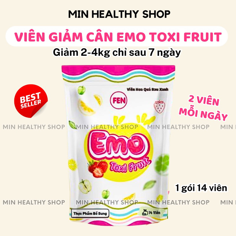 VIÊN EMO TOXI FRUIT - Viên Hoa Quả Rau Xanh Hỗ Trợ Giảm Cân Chính hãng ...