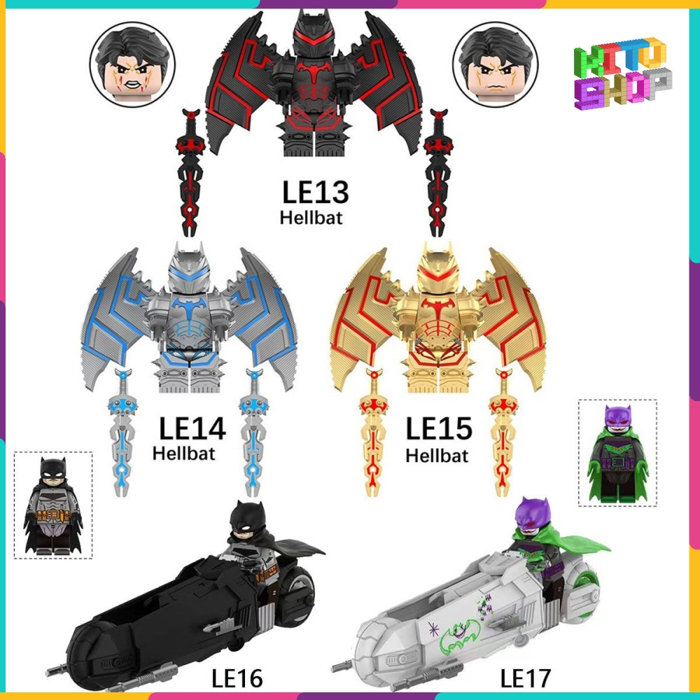 Đồ Chơi Minifigures Người Dơi Marvel DC Lắp Ráp Hellbat Xếp Hình Lắp Ráp Siêu Anh Hùng Phim ...