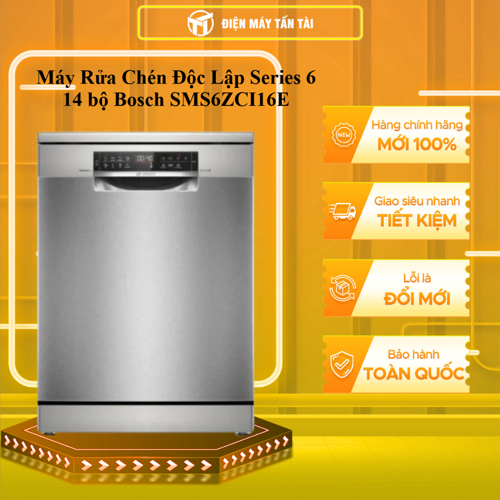SMS6ZCI16E - Máy rửa chén độc lập Bosch 14 BỘ SMS6ZCI16E - GIAO TOÀN ...