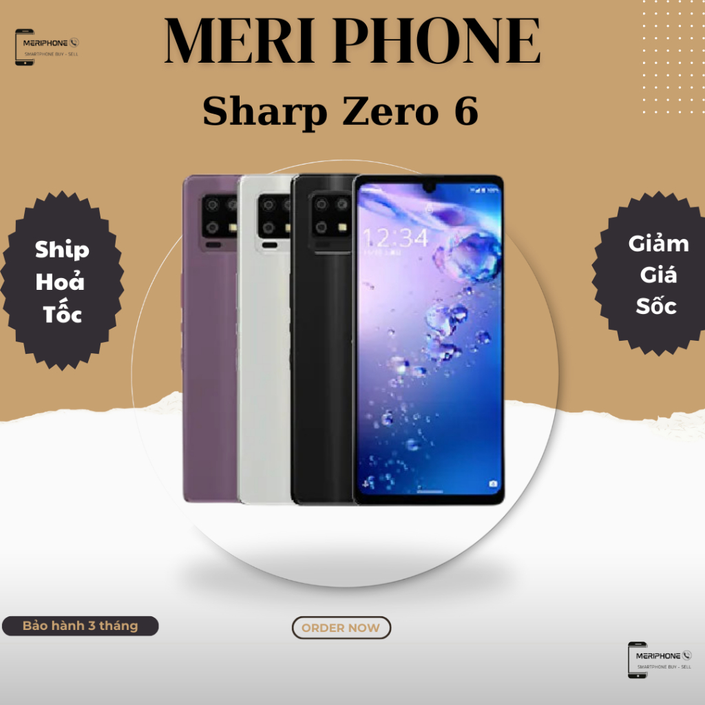 Điện Thoại Sharp Zero 6 Ram 8/128GB 2 SIM Máy Đẹp Nguyên Zin | Shopee ...