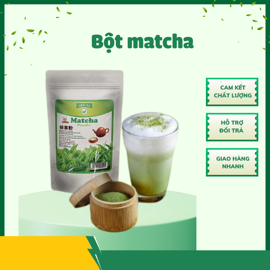Bột matcha trà xanh Neicha Đài Loan thơm ngon đậm vị (gói 50g) | Shopee ...