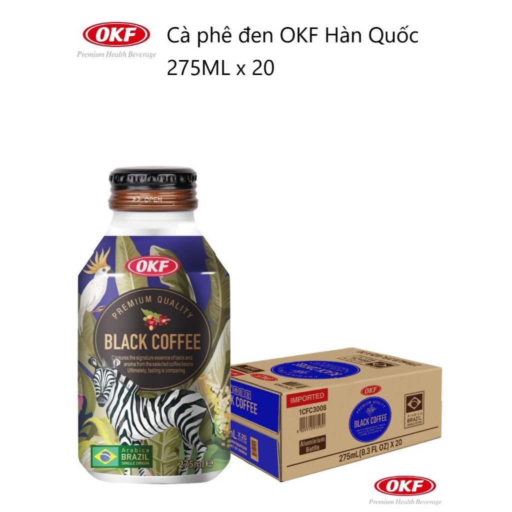 Cà phê đen 275ML x 20 chai | Shopee Việt Nam