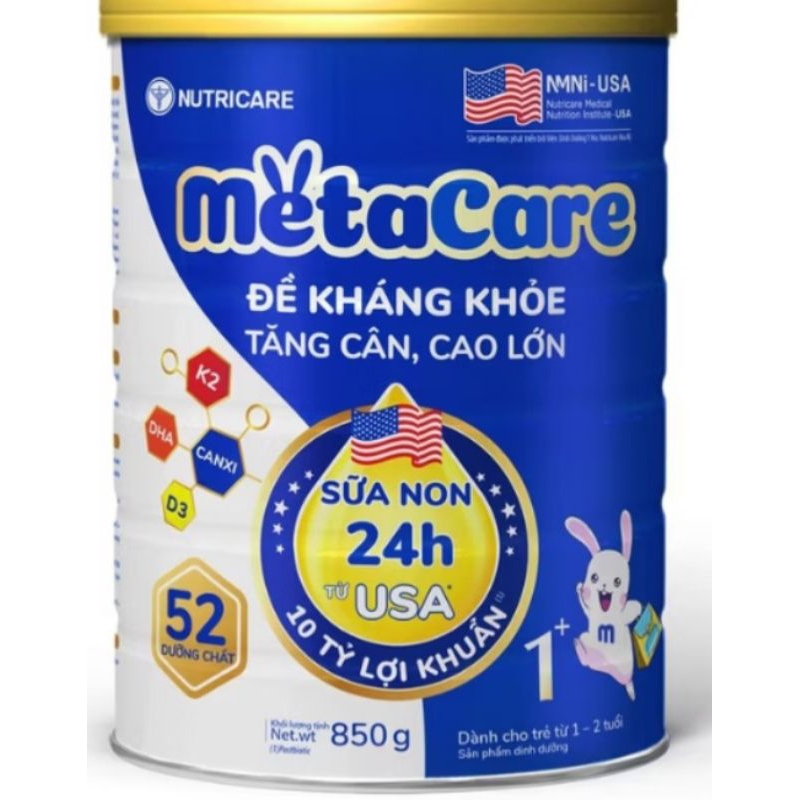 Sữa Non Nutricare MetaCare 0+/ 1+/2+ tăng chiều cao và miễn dịch lon 850g | Shopee Việt Nam