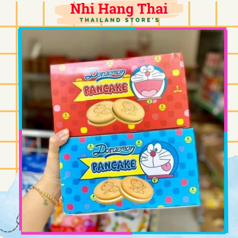Bánh rán pancake doraemon Thái Lan hộp 12c | Shopee Việt Nam