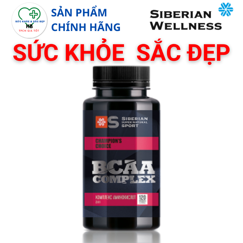 [ BCAA Hồi phục cơ bắp ] supernatural sport BCAA Complex Siberian– 120 viên/lọ | Shopee Việt Nam