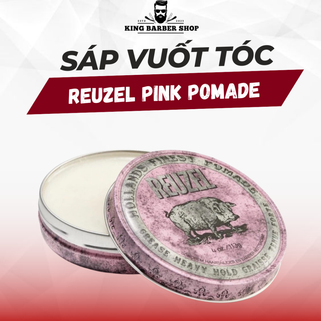 Sáp Vuốt Tóc Nam Reuzel Blue/Pink Pomade 113g – Pomade Gốc Dầu Giữ Nếp ...