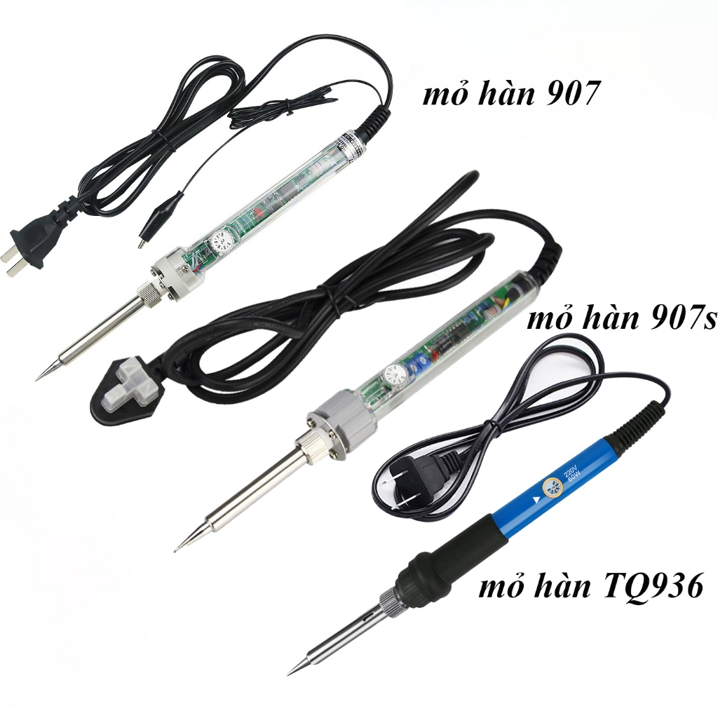 Mỏ Hàn Thiếc, Tay Hàn Điều Chỉnh Nhiệt Độ 907, 907S , Tq936 60w 220v Hàn Linh Kiện Điện Tử ...