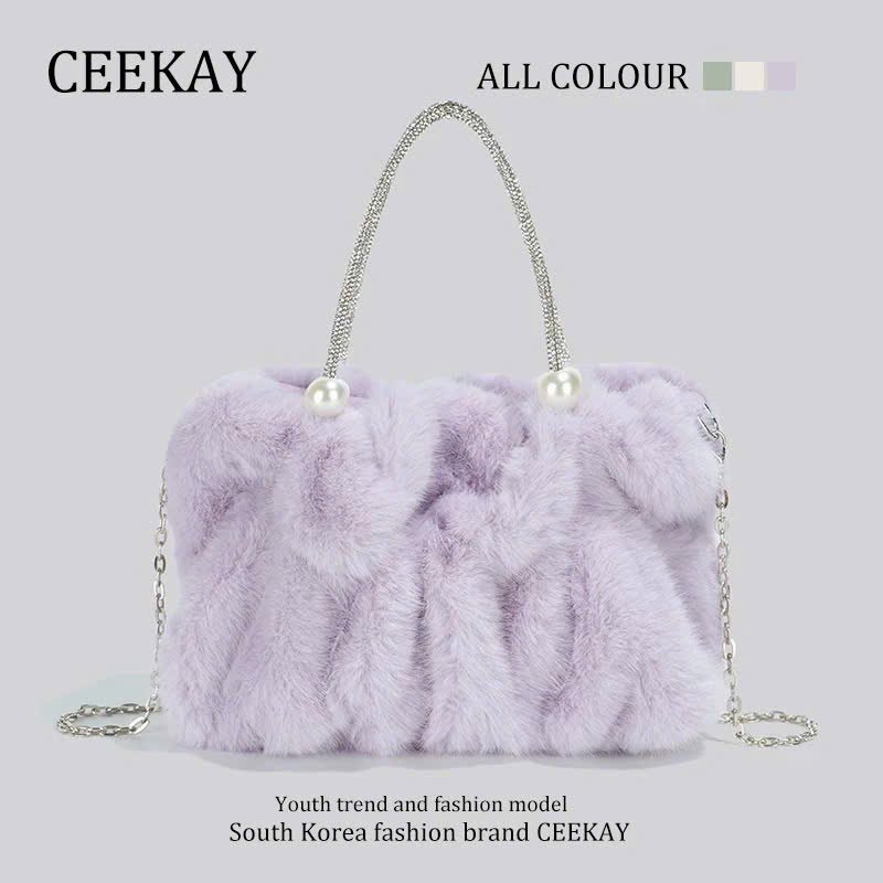 Túi Xách Ceekay Chính Hãng - Túi Đeo Vai Quai Xích Lông Nhung Mịn Màng ...