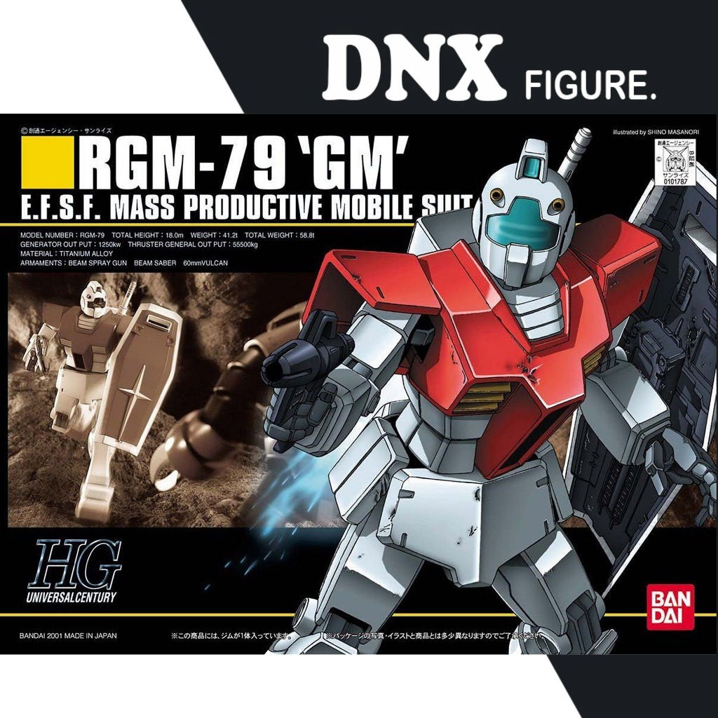 Mô Hình Lắp Ráp Bandai Gundam HG RGM-79 "GM" (New Seal) | Shopee Việt Nam
