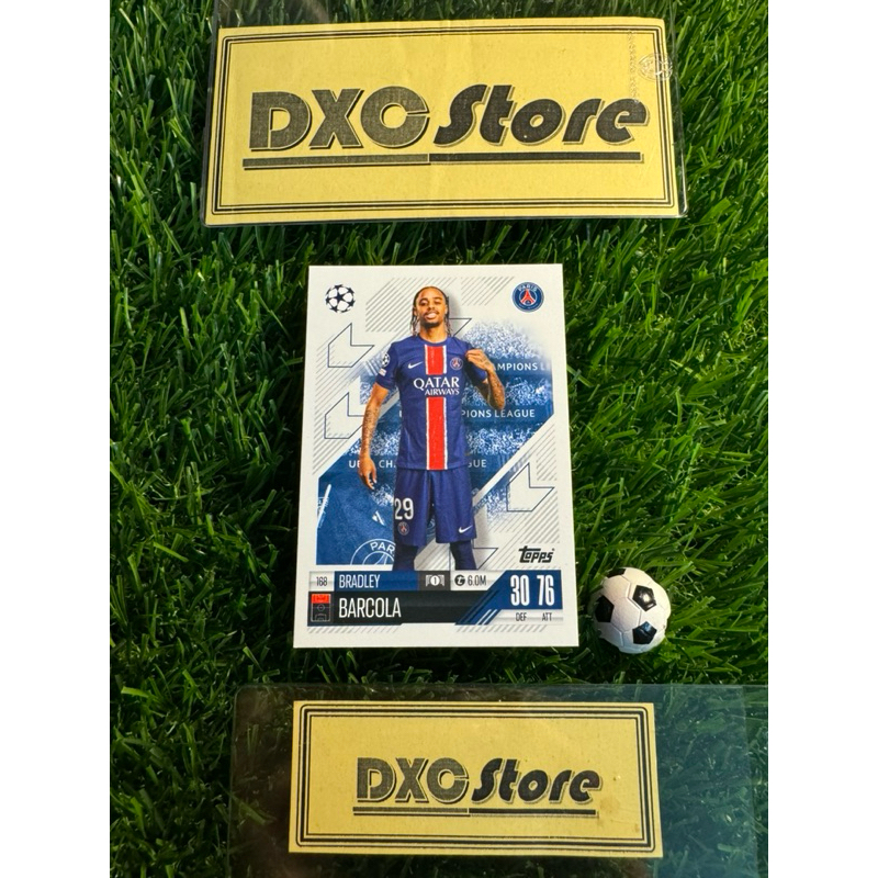 [ CHÍNH HÃNG ] - TOPPS MATCH ATTAX 2025 - BRADLEY BARCOLA (PSG ...