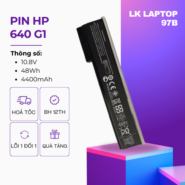 Pin laptop HP ProBook 640 G1, 645 G1, 650 G1, 655 G1 – 640 G1 | Shopee Việt Nam