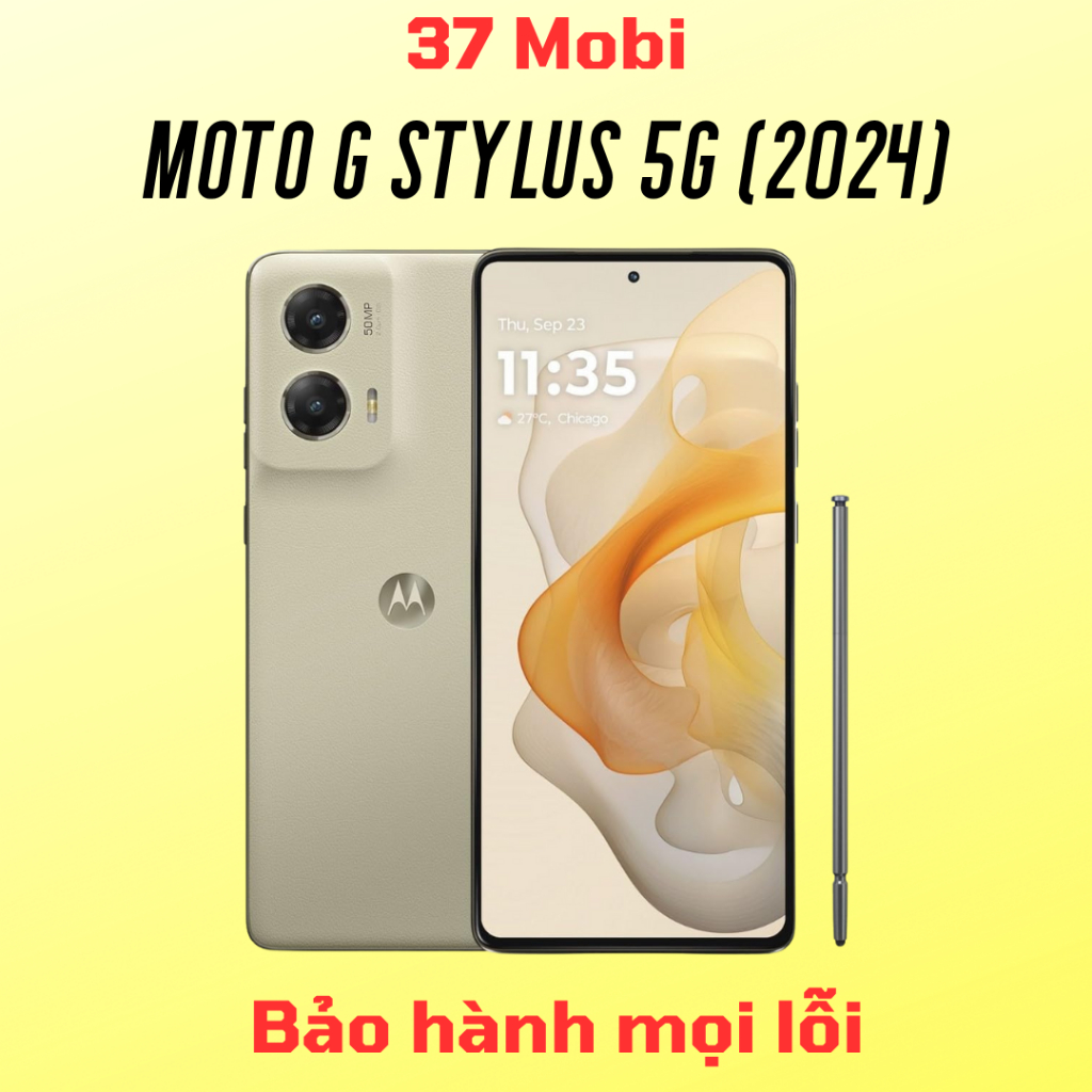 Điện thoại Motorola Moto G Stylus 5G (2024) XT2419 - Chip Snap 6 Gen 1 ...