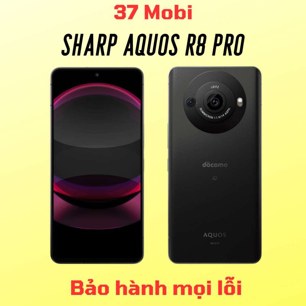 Điện thoại Sharp Aquos R8 Pro - Chip Snap 8 Gen 2 màn hình Pro IGZO ...