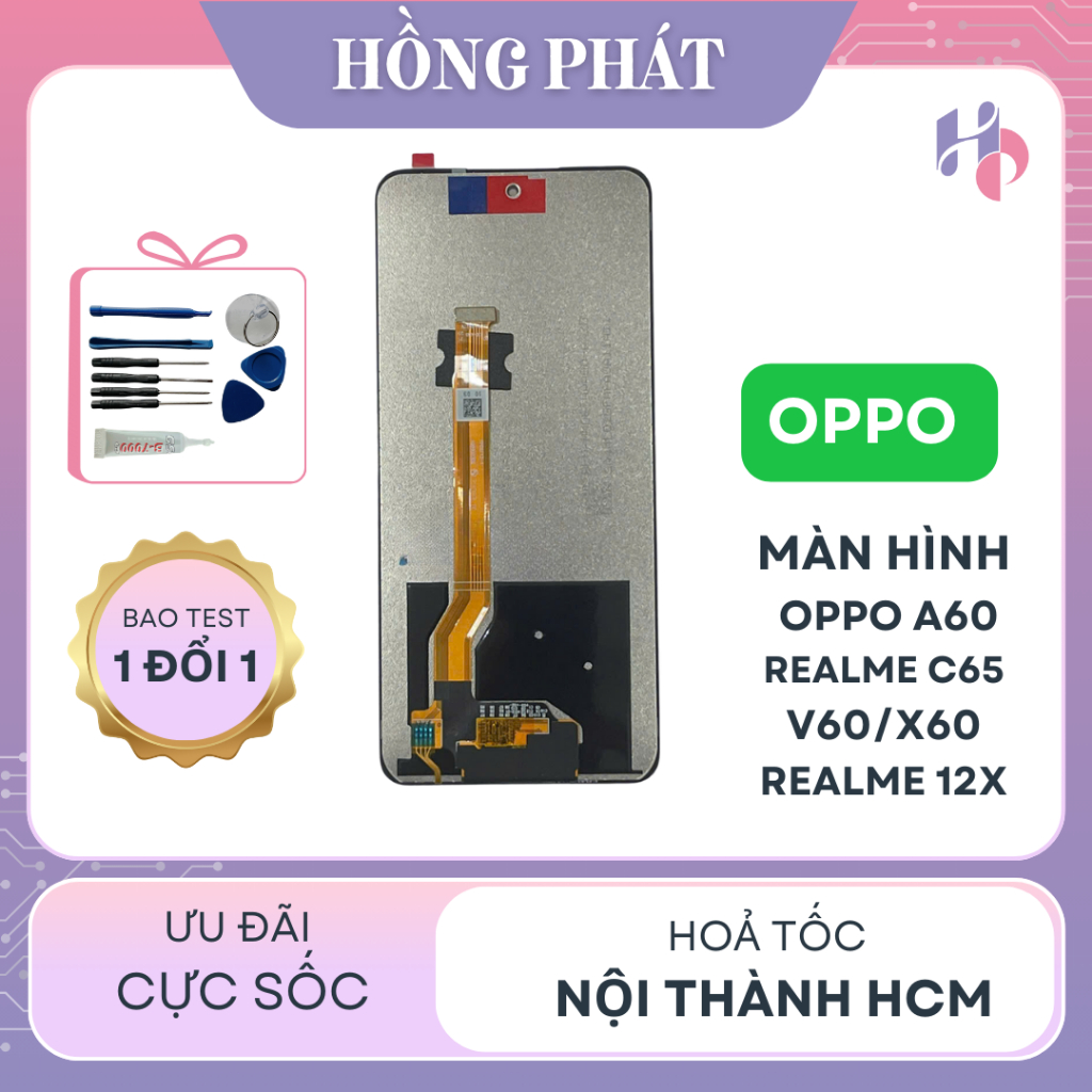 Màn Hình Thay Thế Oppo A60 / Realme C65/ V60 / X60 / Realme 12X tặng ...