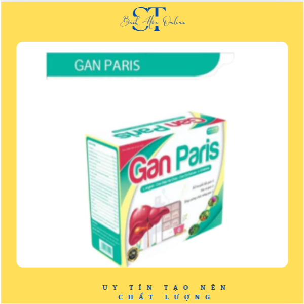 (Giải Độc, Tăng Cường Chức Năng Gan) Gan Paris (hộp 60v) mẫu mới vỏ hộp ...