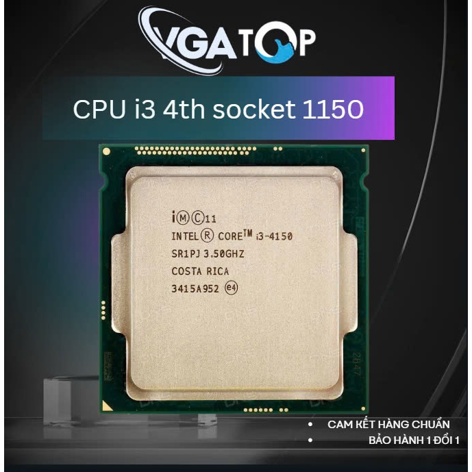 CPU Intel Core i3 4130/4150/4160/4170 (3.50GHz, 3M, 2 Cores 4 Threads ...