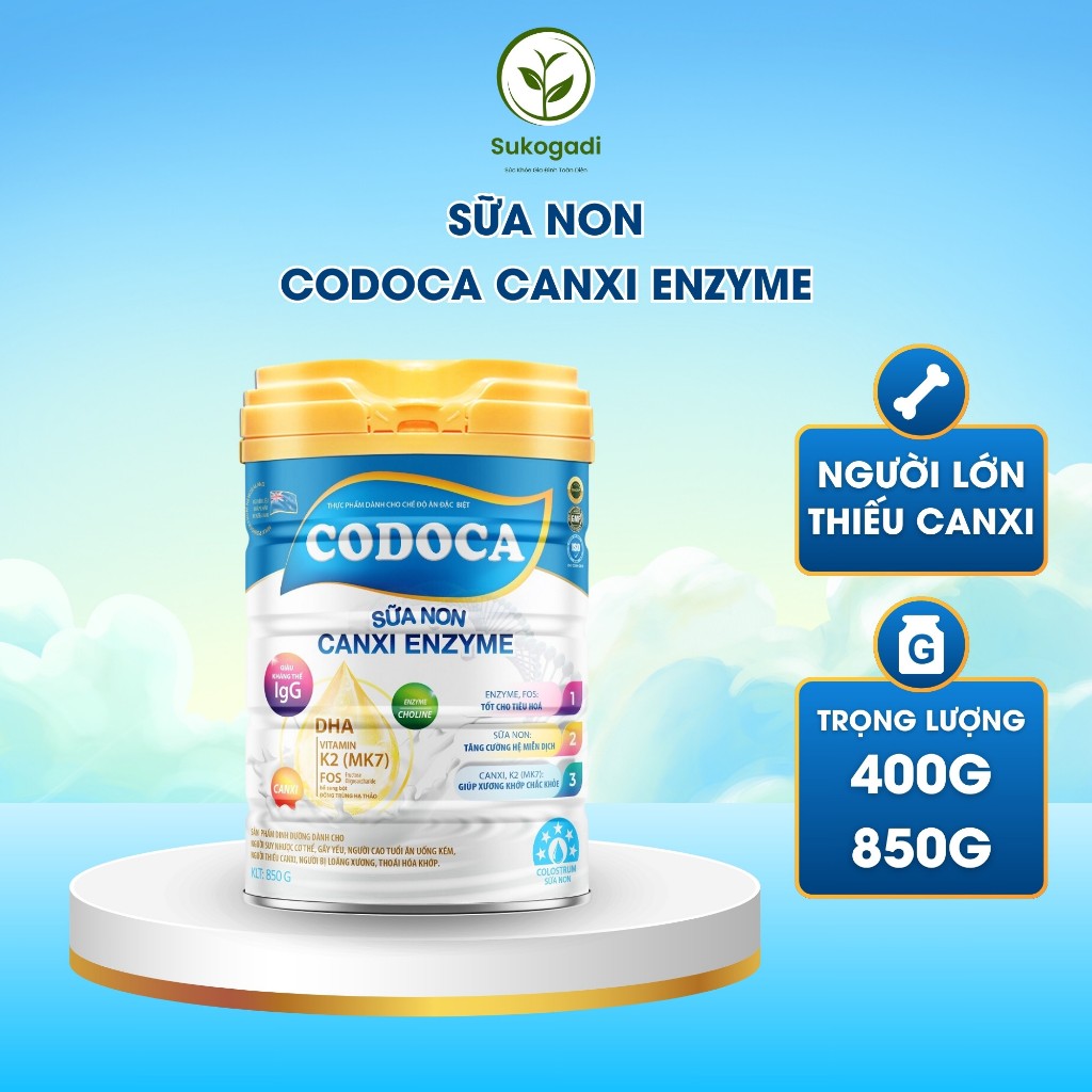 Sữa Non Codoca Canxi Enzyme Tốt Cho Tiêu Hoá Tăng Miễn Dịch Giúp Xương ...
