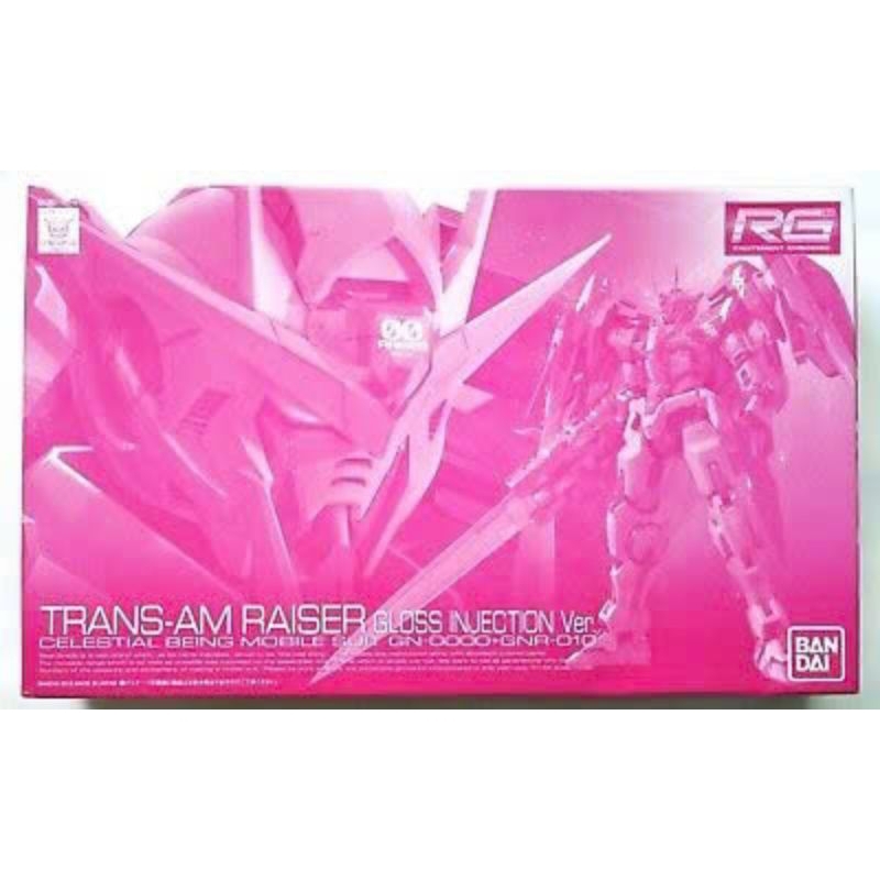 Mô Hình Gundam RG Trans-Am Raiser Gloss Injection Ver.( chú ý mô tả ...