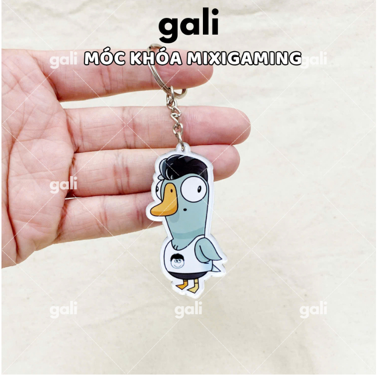 Móc khóa vịt Goose Goose Duck, móc khóa vịt Miximoi, Độ Mixi treo balo ...