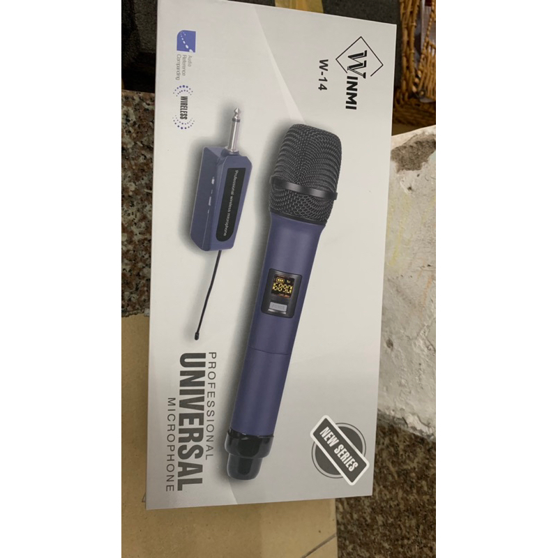 micro đa năng W14 loại 1 tay mic dùng cho các loại loa kéo, âm ly vang ...