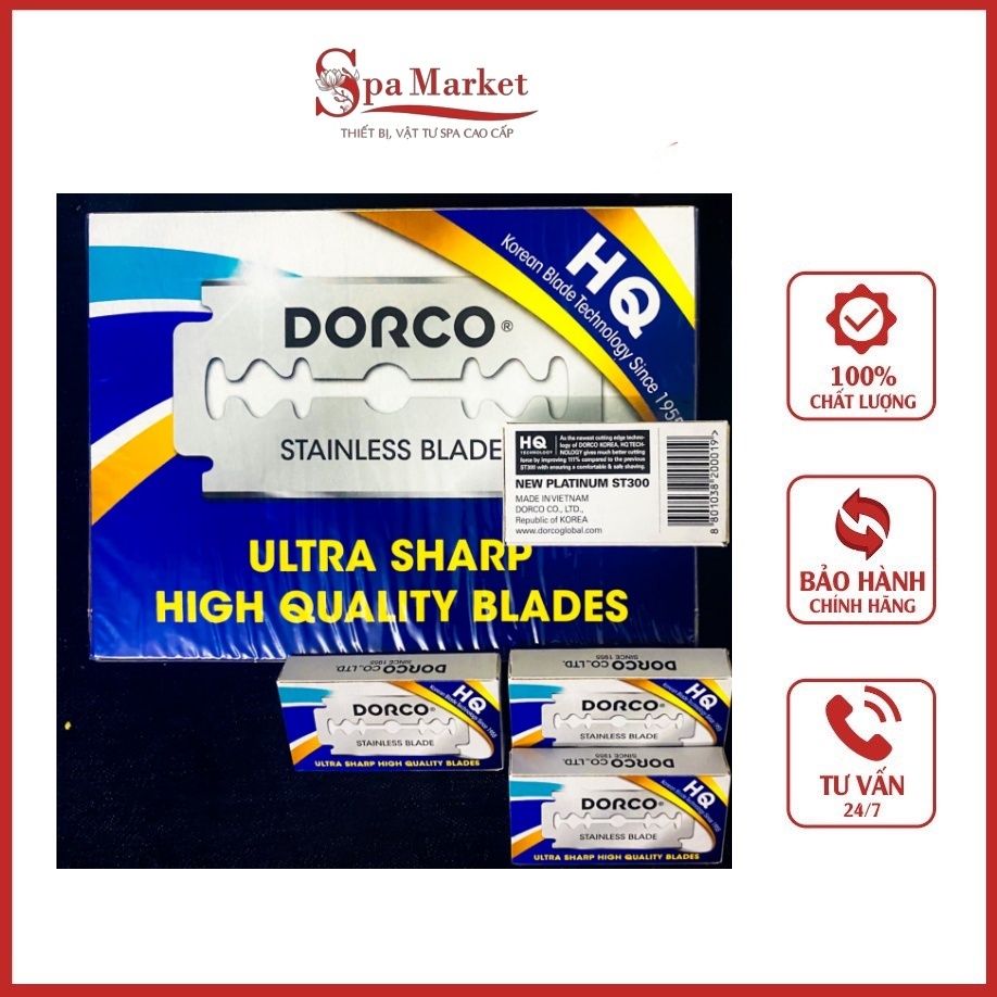 Dao Lam Dorco - Dao Cạo Râu Docro ST300 10 Hộp/Vỉ (100c) có Tem ...