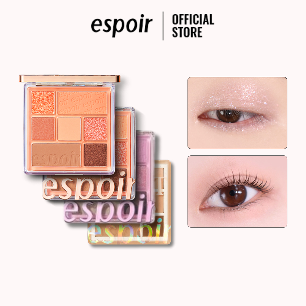 Bảng Phấn Mắt 7 Màu Espoir Real Eye Palette 7.1gr | Shopee Việt Nam