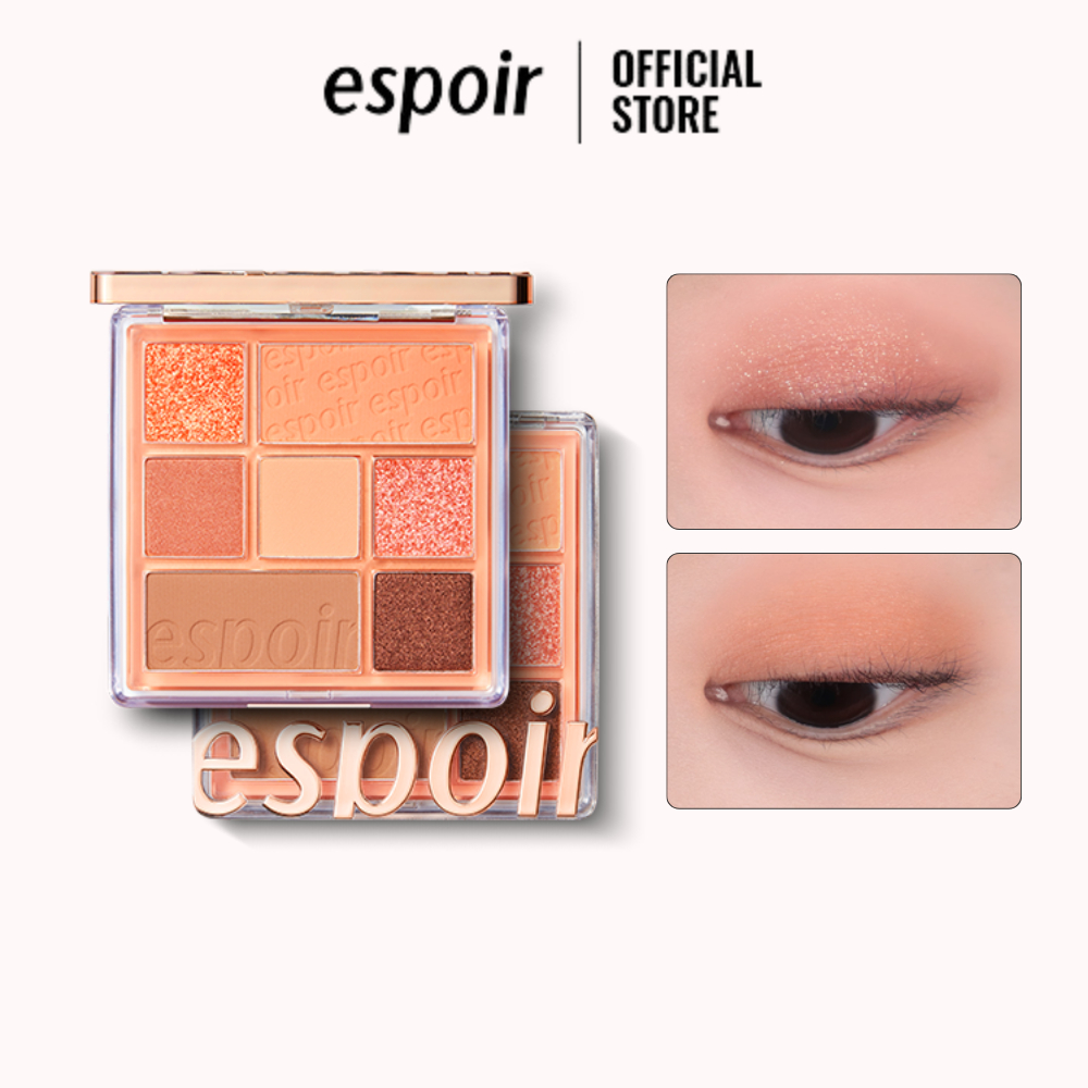 Bảng Phấn Mắt 7 Màu Espoir Real Eye Palette Peachy Like 7.1gr | Shopee Việt Nam