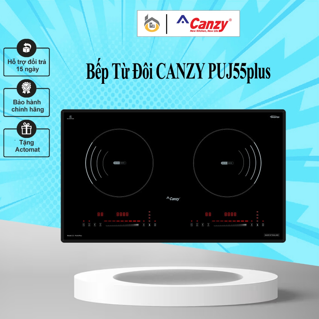 Bếp Từ Đôi CANZY PUJ55plus | 6699 plus | Thailand | Bảo hành chính hãng ...
