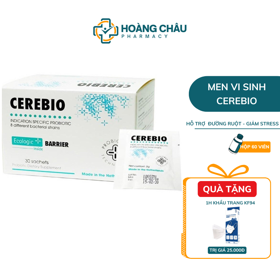 Men Vi Sinh CEREBIO - Hỗ Trợ Sức Khỏe Đường Ruột, Giảm Triệu Chứng Rối ...