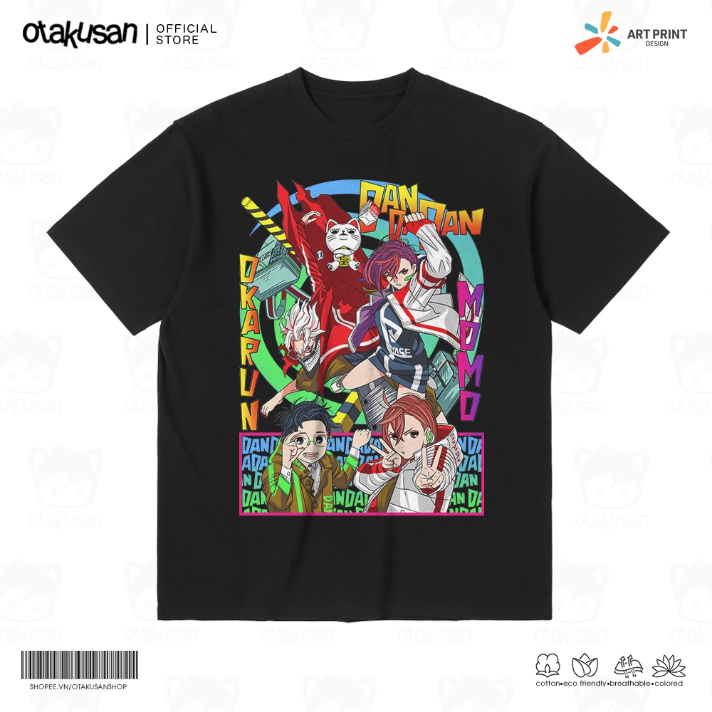 Áo thun Unisex Dandadan Digital Art Cotton 100% ngắn tay | Shopee Việt Nam