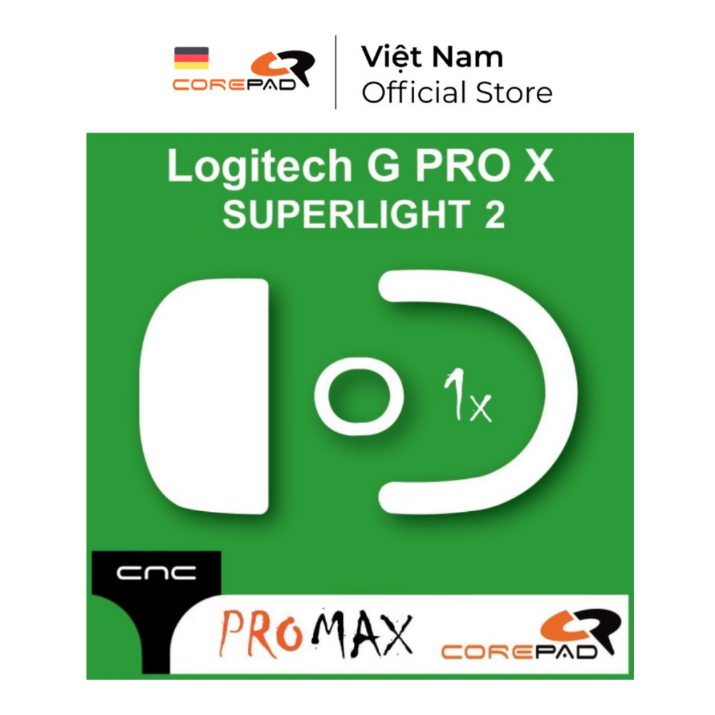 Feet chuột PTFE Corepad CNC milled Skatez PRO MAX Logitech G PRO X ...