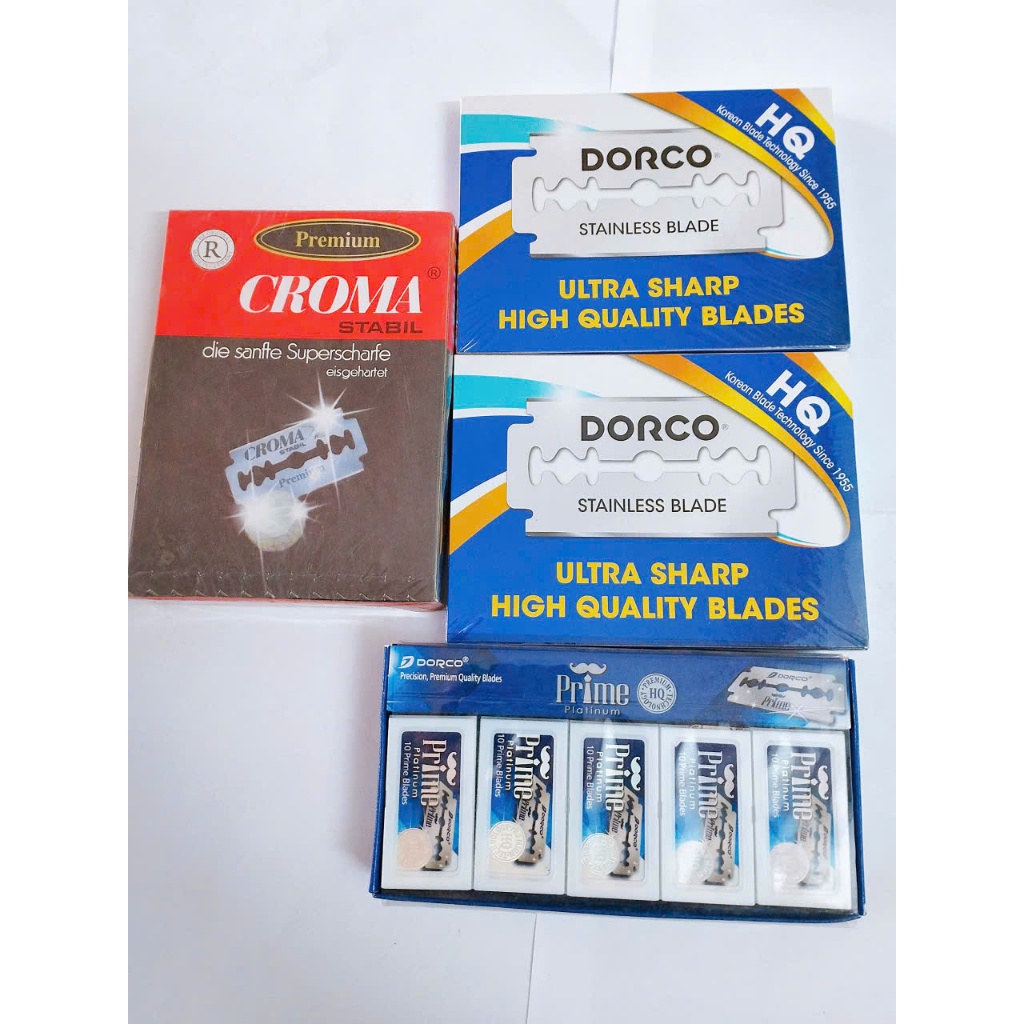 Lưỡi dao lam (dao tem) Croma (200 lưỡi/lố/20 hộp nhỏ) Doccor (100 lưỡi ...
