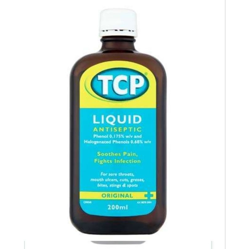 TCP Antiseptic Antiseptic Liquid TCP Liquid Antiseptic 200ml | Shopee ...