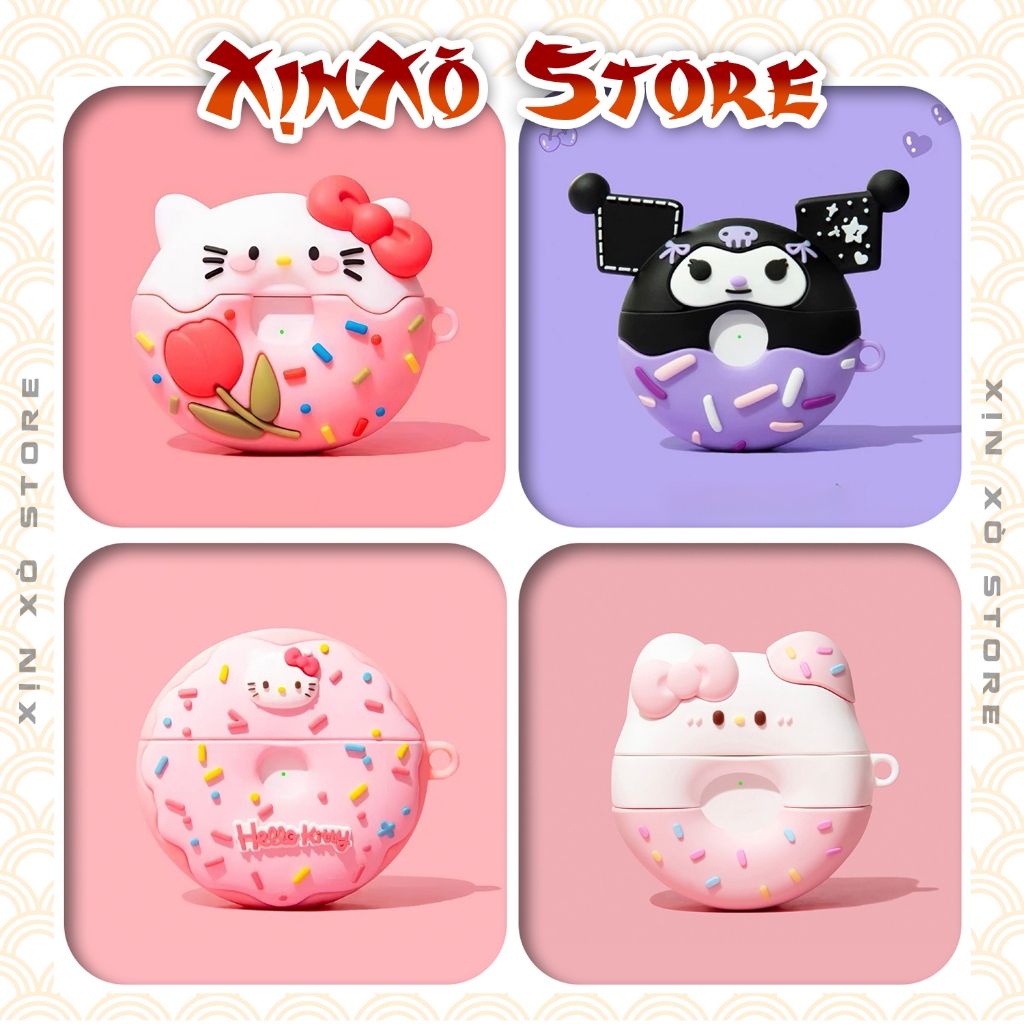 Vỏ ốp Airpod 2 3 4 Pro Pro 2 Donut Collection nhiều mẫu, Case Airpods ...