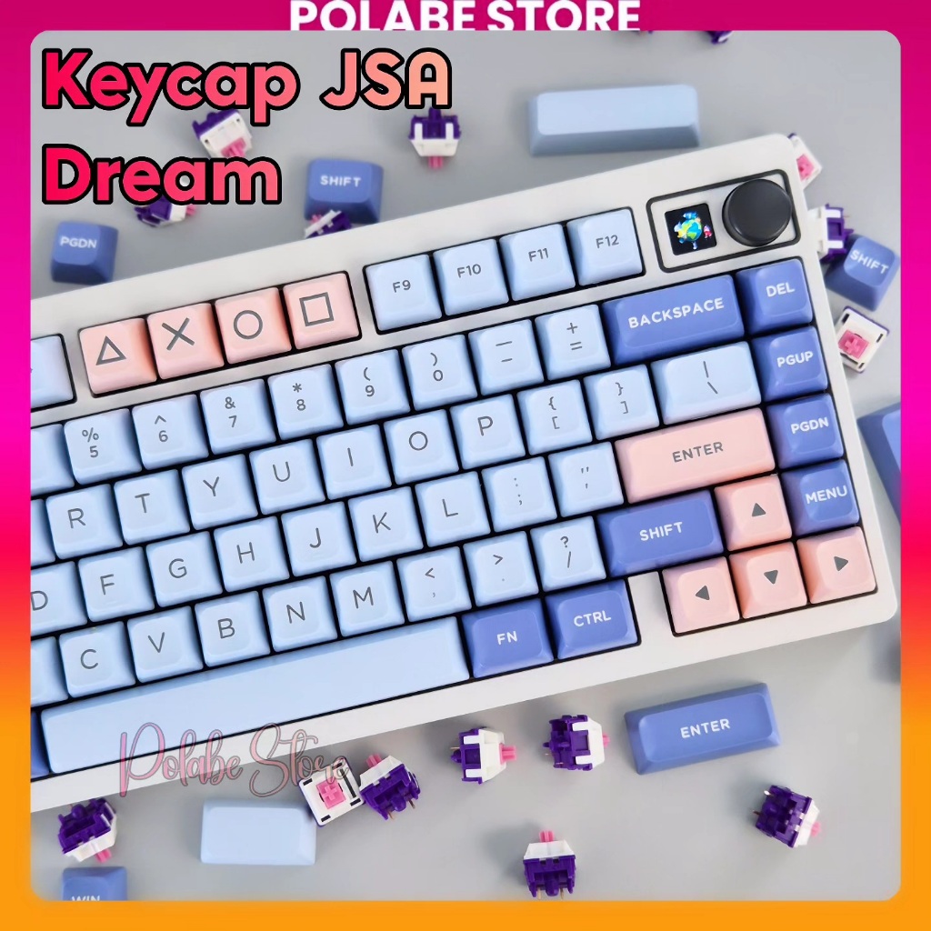 Keycap JSA Dream ASA Profile chất liệu PBT bàn phím cơ Polabe Store ...