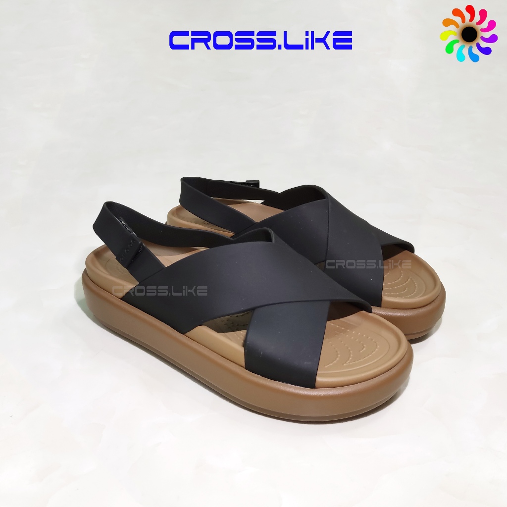 Sandal nữ Cross Brooklyn Luxe Cross Strap, dép xăng - đan quai ngang ...